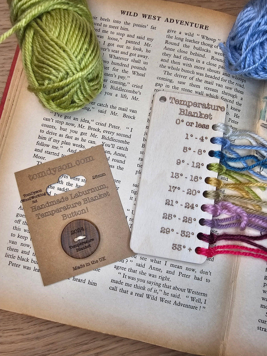 Temperature Blanket Button 2025 – Fully Woolly Yarns