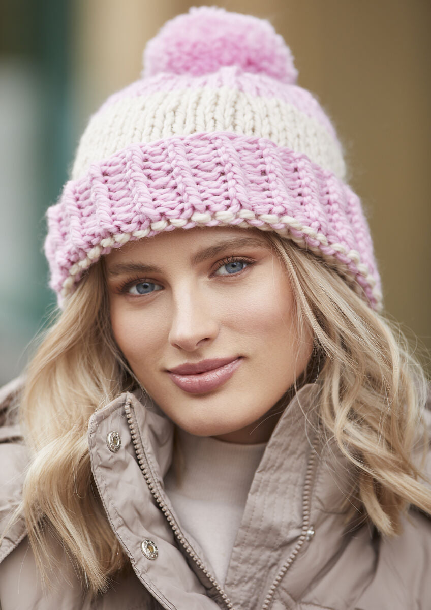 Rowan - Striped Hat (E-Pattern) – Fully Woolly Yarns