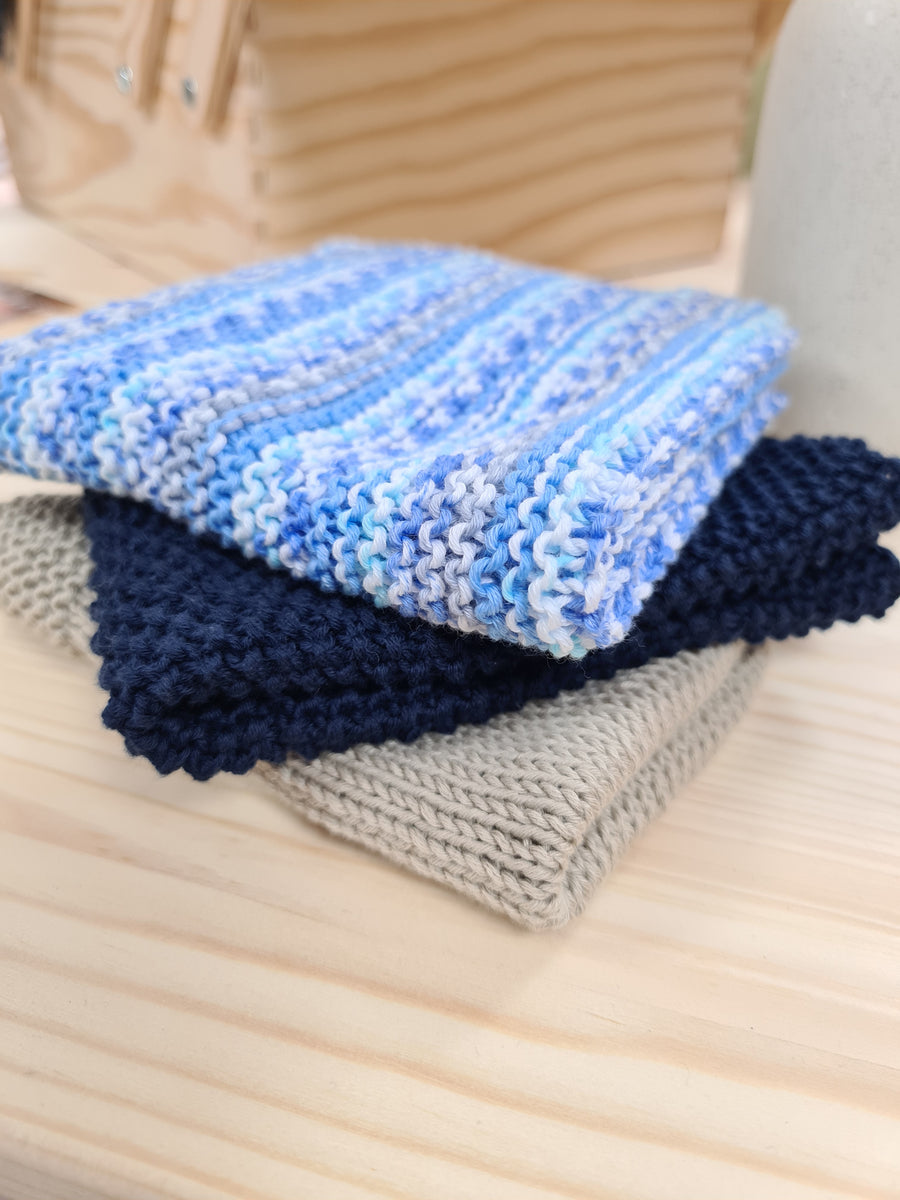 Knitted Face Cloth Pattern – Fully Woolly Yarns