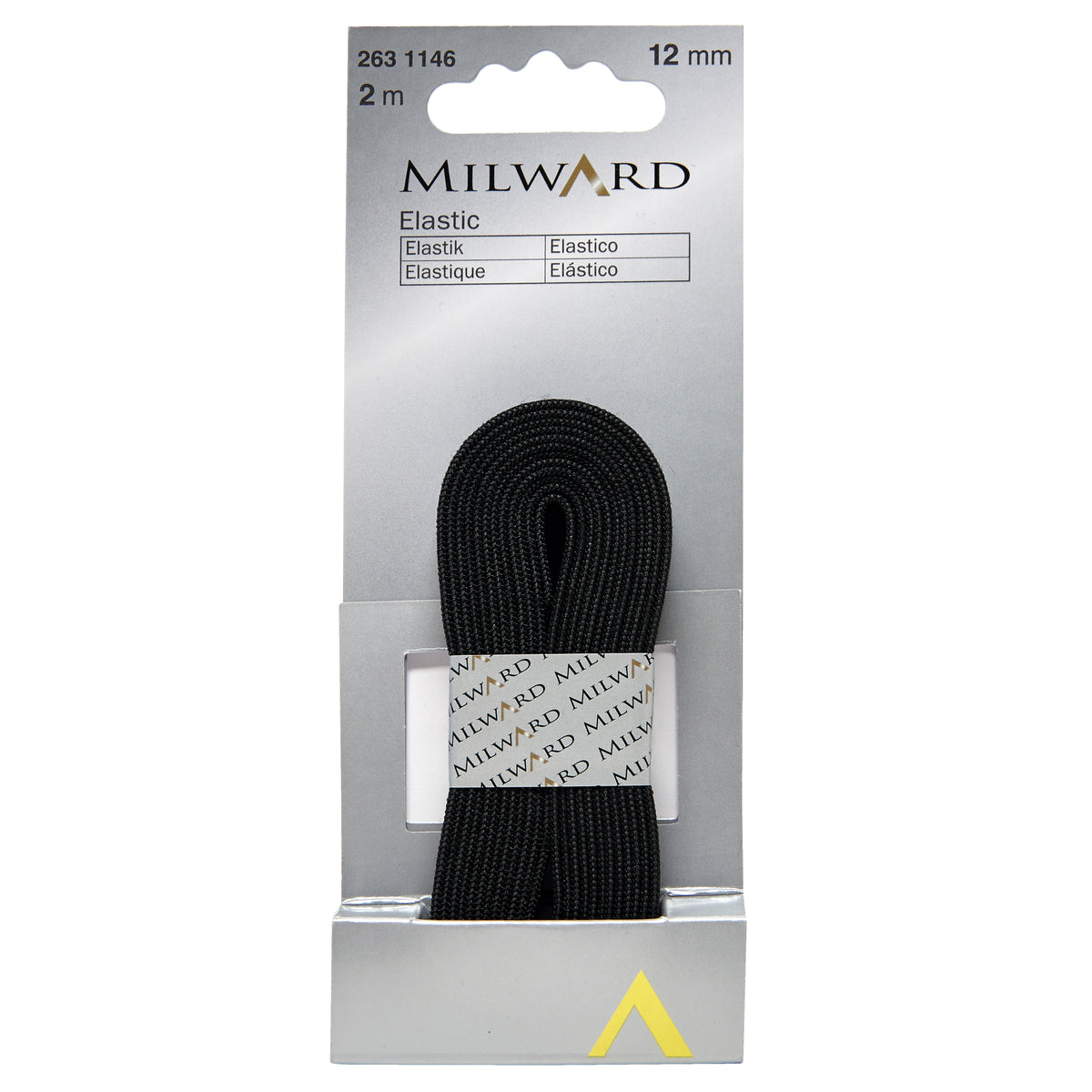 Milward Elastic: 2m x 12mm – Fully Woolly Yarns